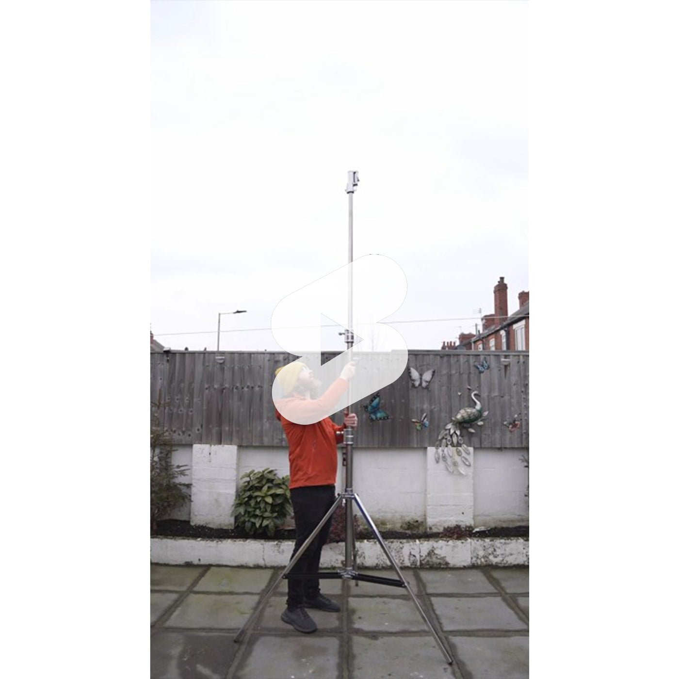 Proaim 11.3’ Ninja Double Riser Combo Stand for Lighting Fixtures & Gr