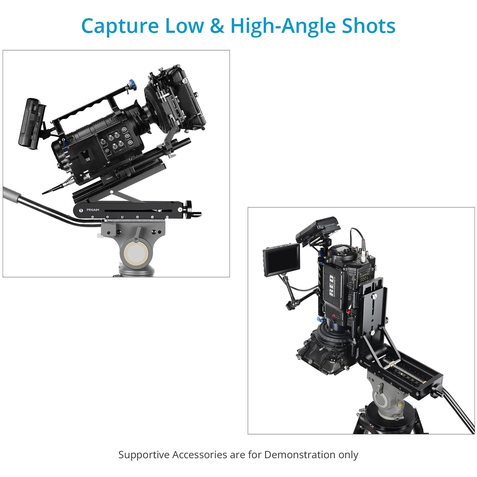 Proaim MicroTilt Wedge Camera Plate | Auto-Lock Tilt, Range: 0-106 ...