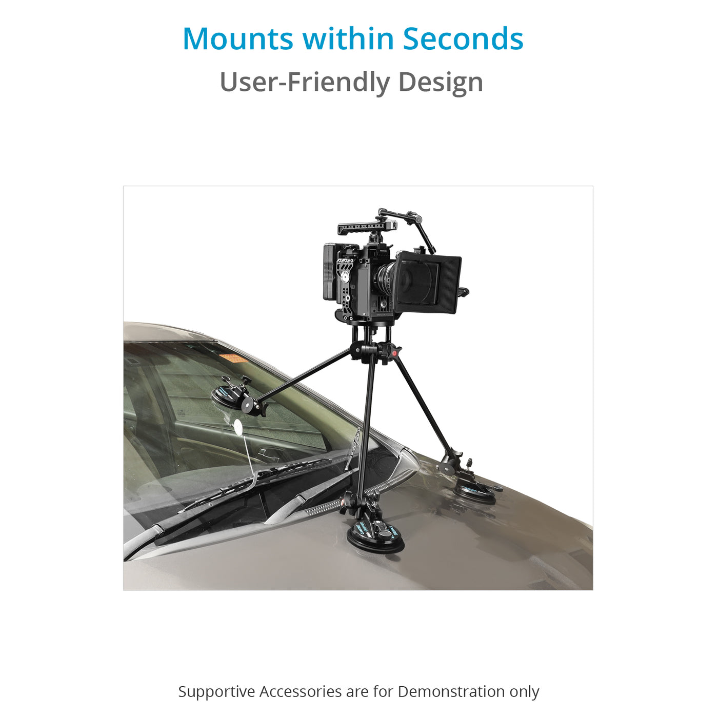 Camtree Gripper G-10 Car Suction Mount for DSLR Video Camera