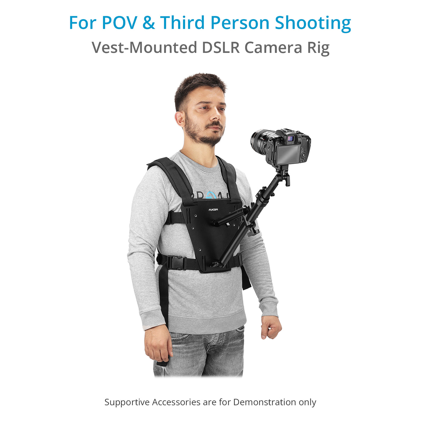 Flycam DSLR Camvest - Hands-Free Front & Rear | Proaim USA