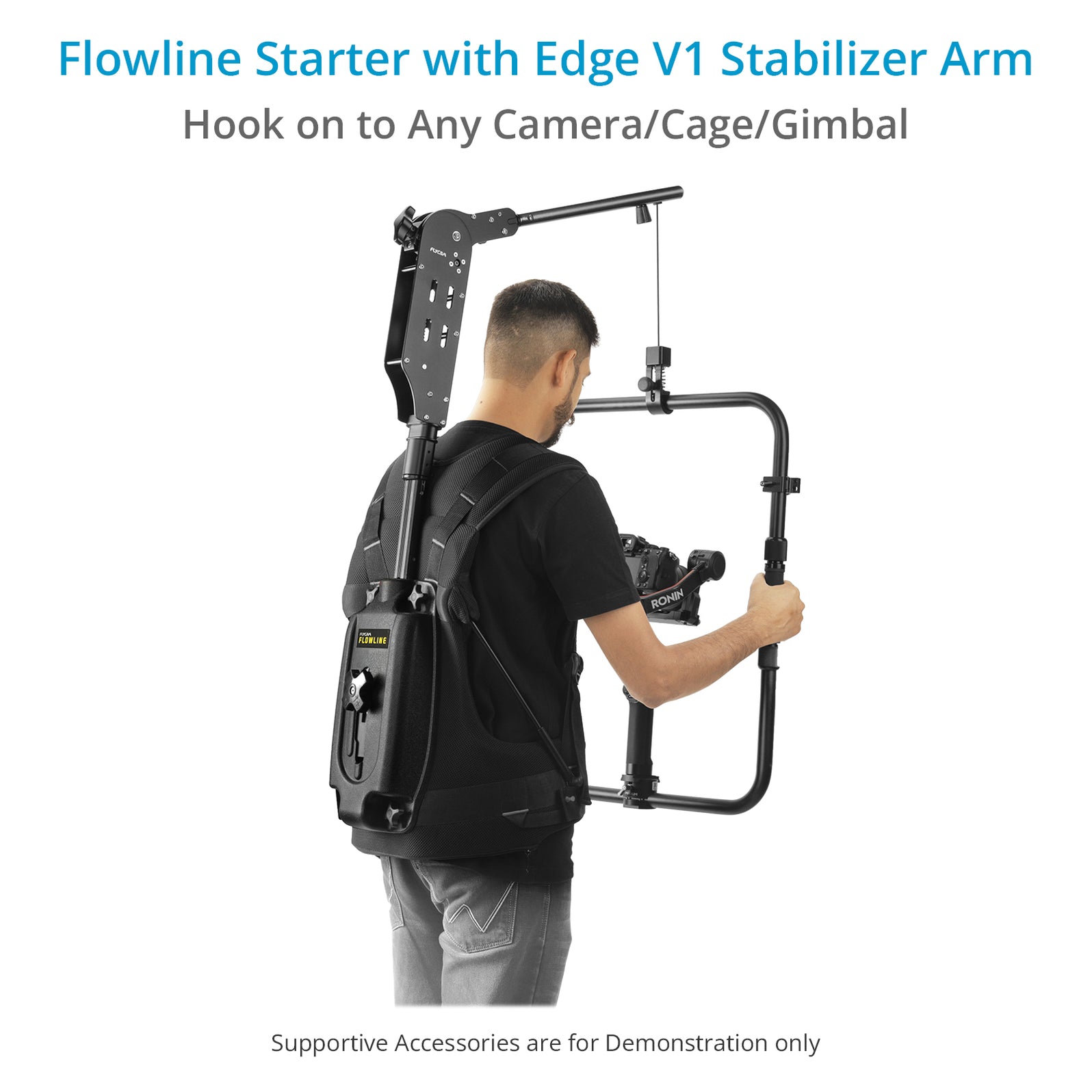 Flycam Flowline Starter with Edge V1 Stabilization Arm for Cameras & G