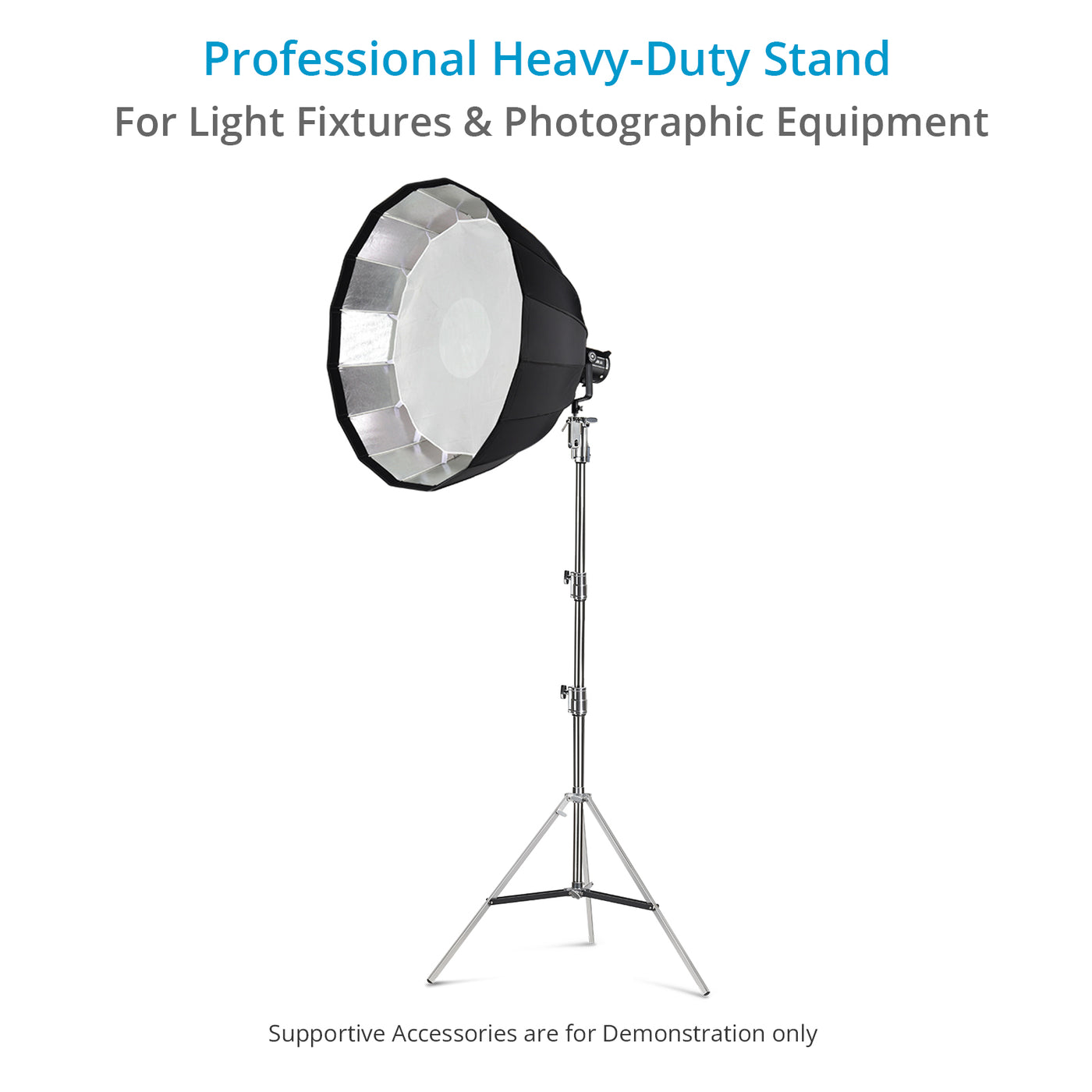 Proaim 11.3’ Ninja Double Riser Combo Stand for Lighting Fixtures & Gr