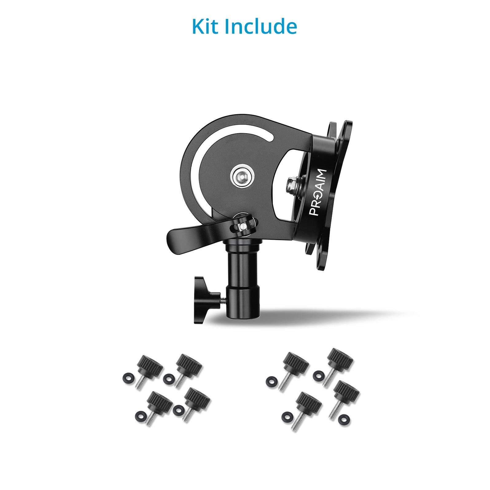 Proaim 360° Rotation VESA 75mm/100mm Tilting Monitor Mount
