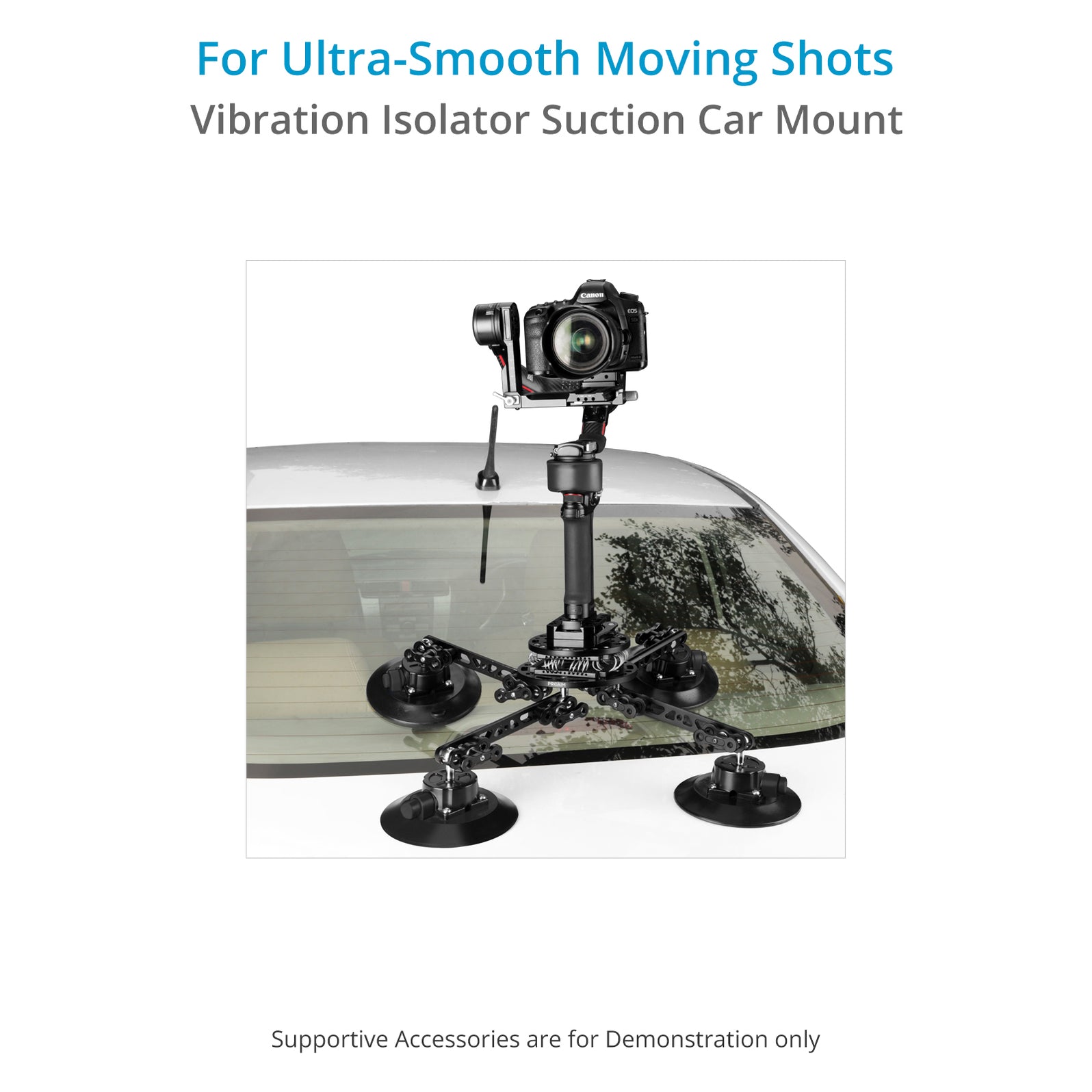 Proaim Ballpro Camera Suction Car Mount w | Proaim USA