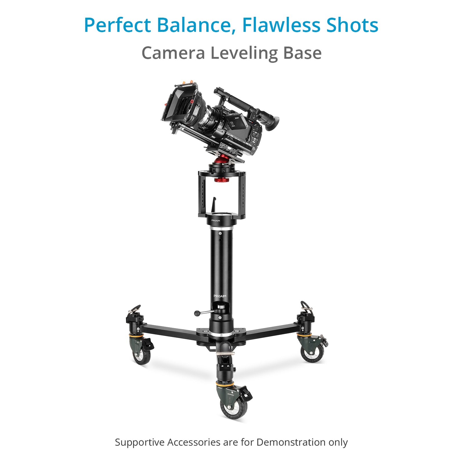 Proaim Camera Support Leveling Base – Mitchell | Proaim USA