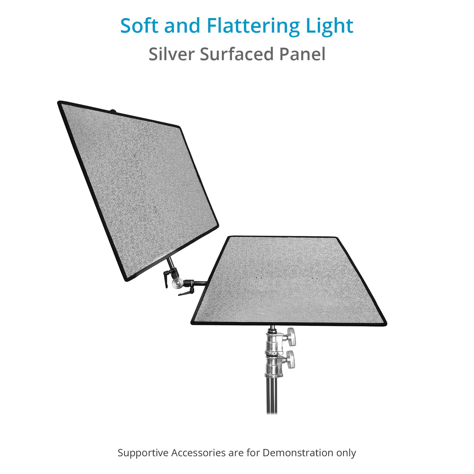 Proaim Cube Trio-Reflector w Reversible Silver/White Panels for Photography