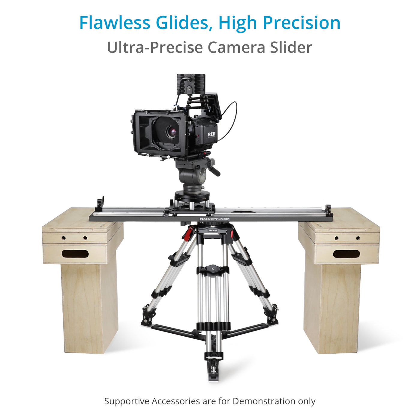 Proaim Flyking Pro Mitchell Video Camera Slider for Videomakers & Film