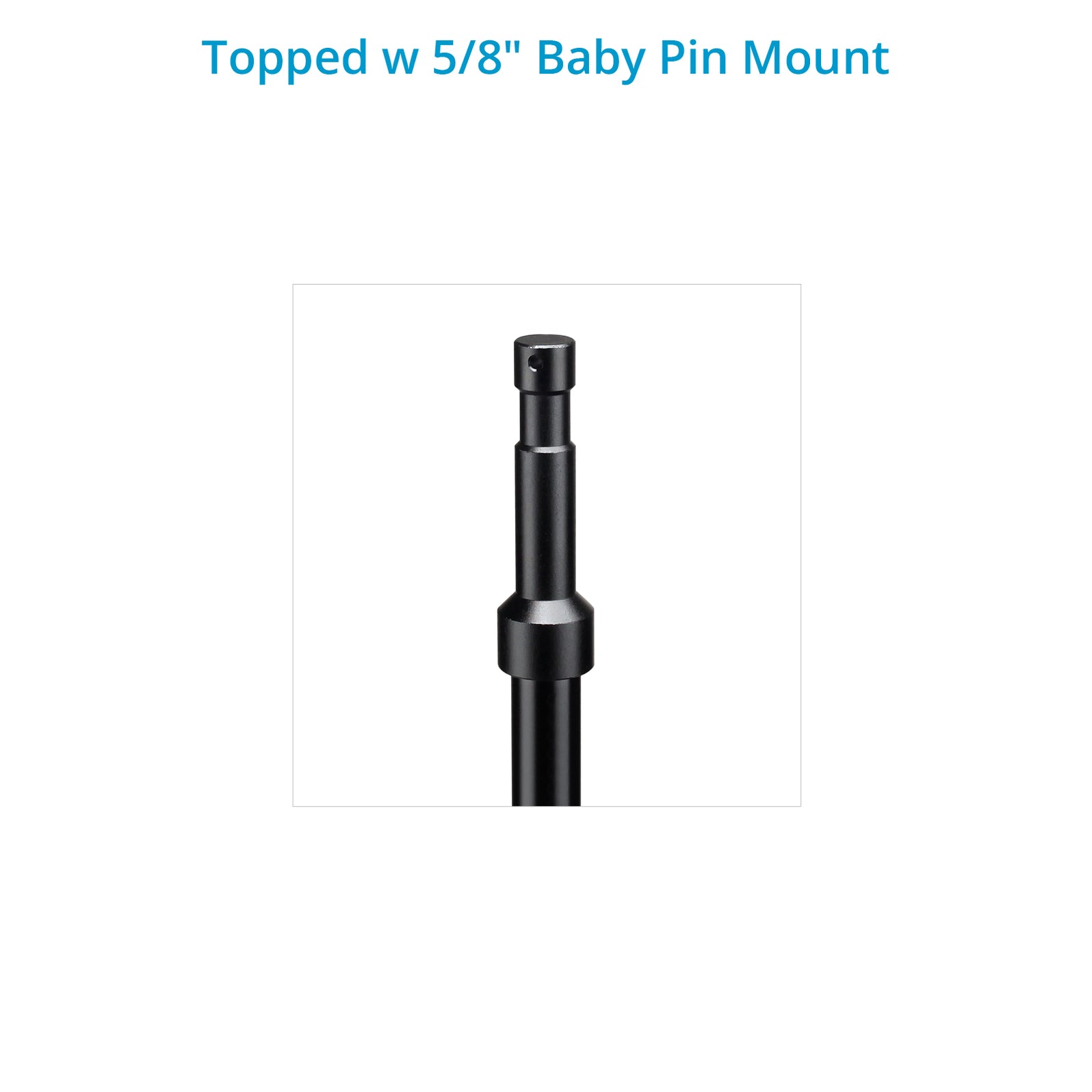 Proaim Robust Telescopic Mast w 5/8" Baby Pin for Soundchief Cart