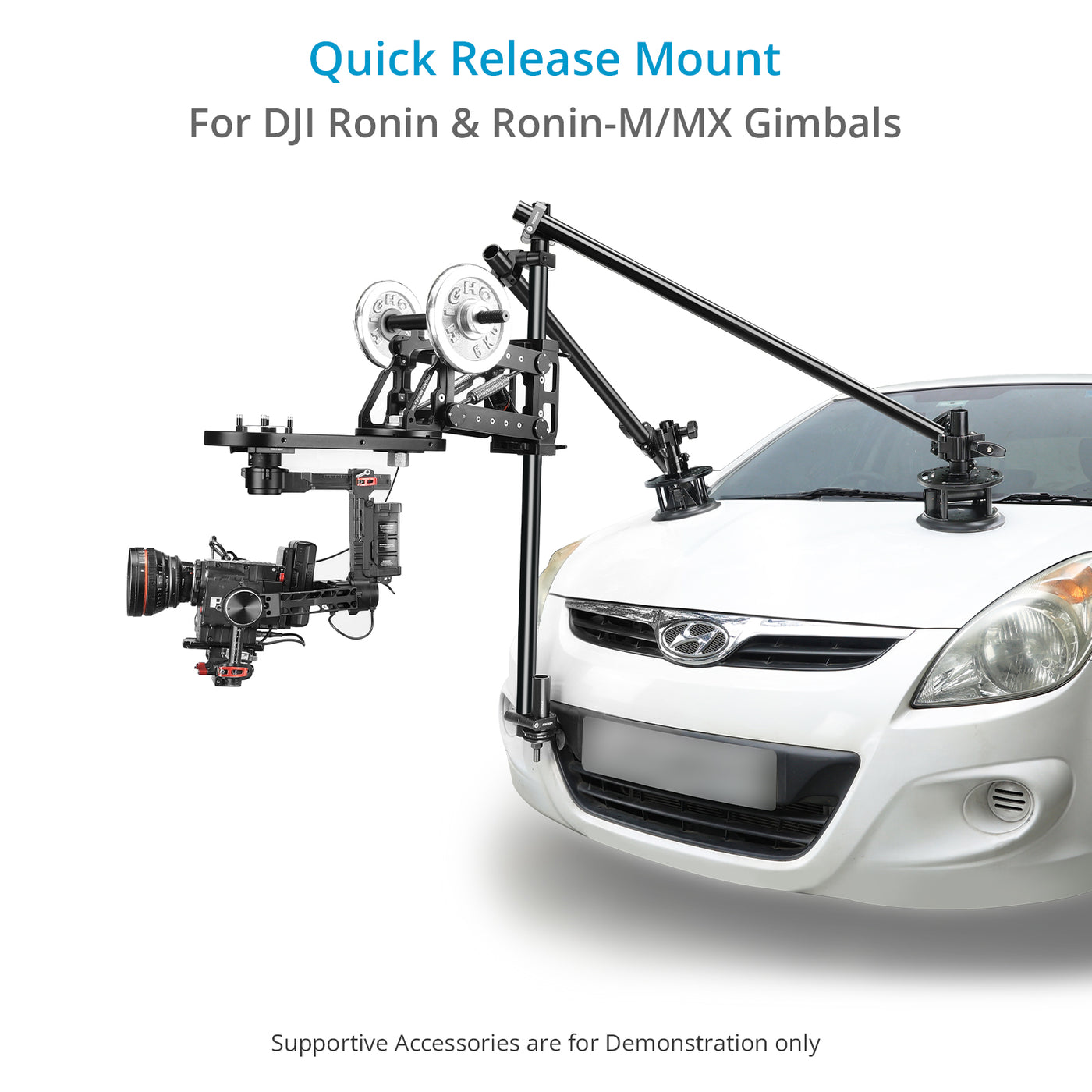 Proaim Mitchell Collar & Castle Nut w Quick Release for Camera Gimbal