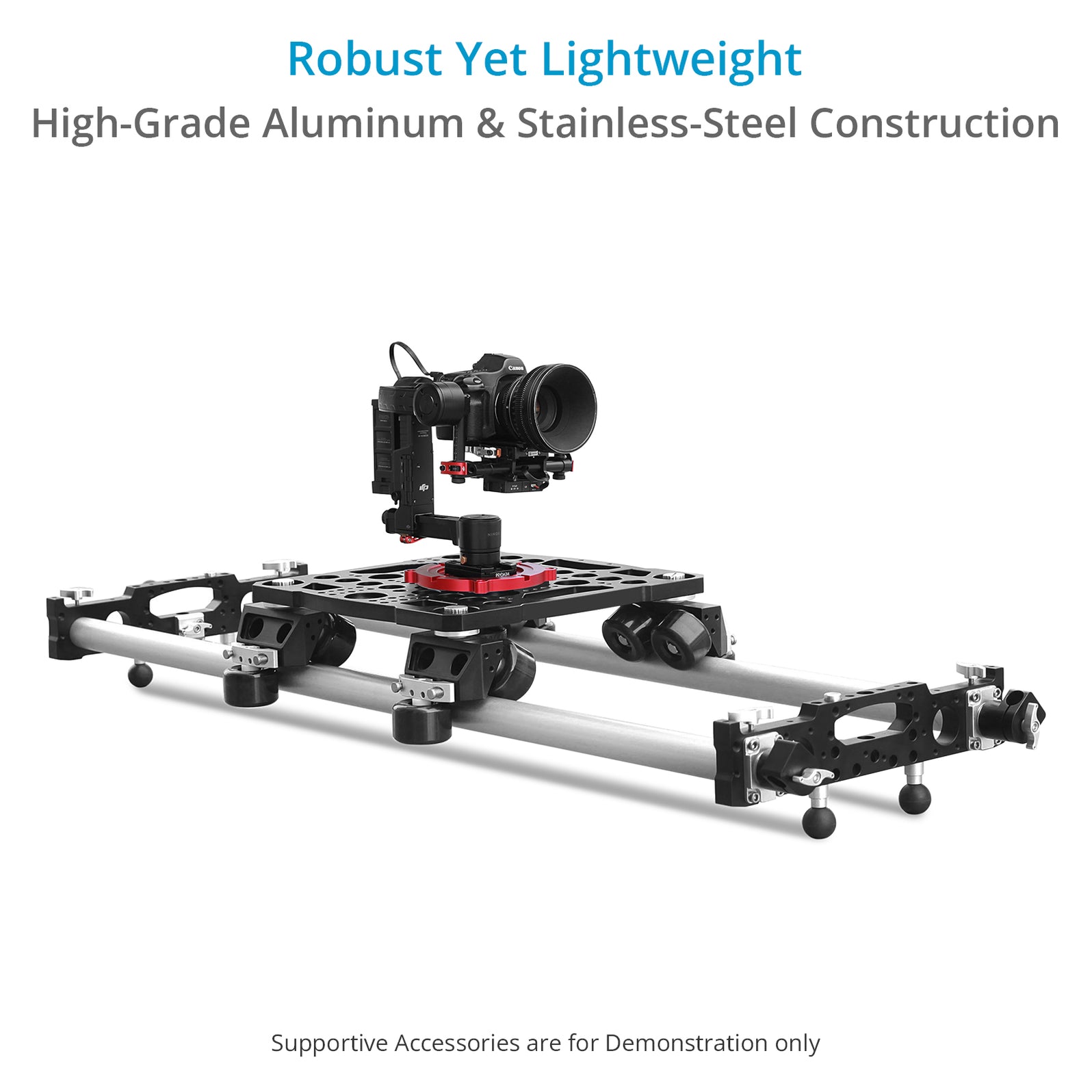 Proaim Mitchell Collar & Castle Nut w Quick Release for Camera Gimbal