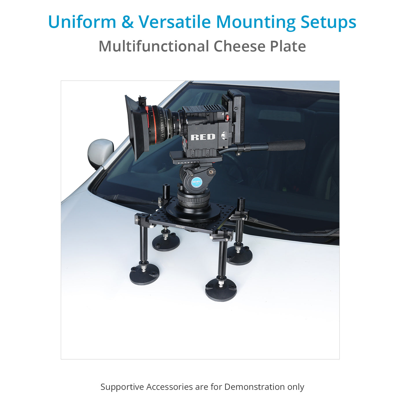 Proaim Mitchell Cheese Mounting Plate Camera Gear & Accessories