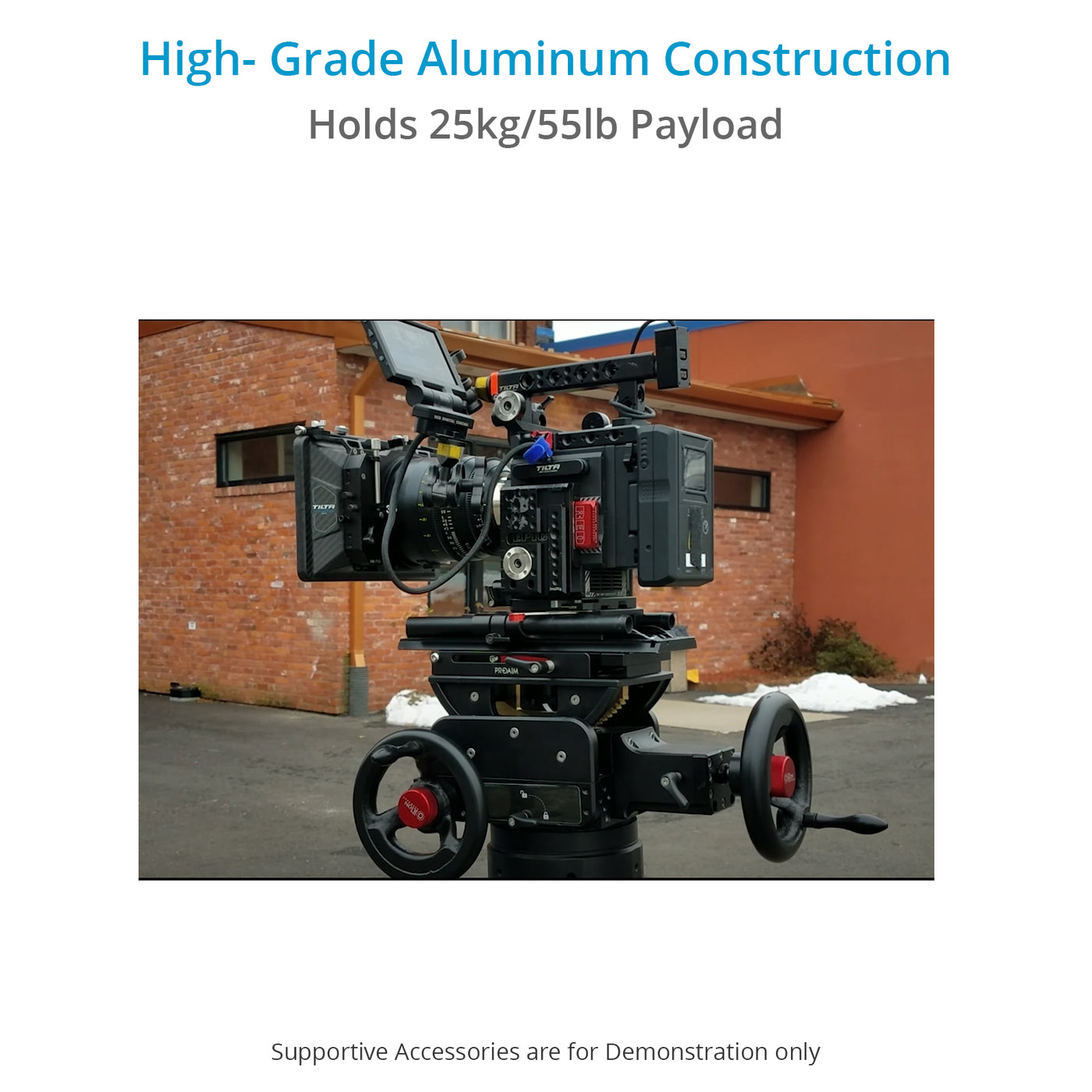 Proaim Orion Camera Geared Head for Filmmakers & Videomakers| 25kg/55lb