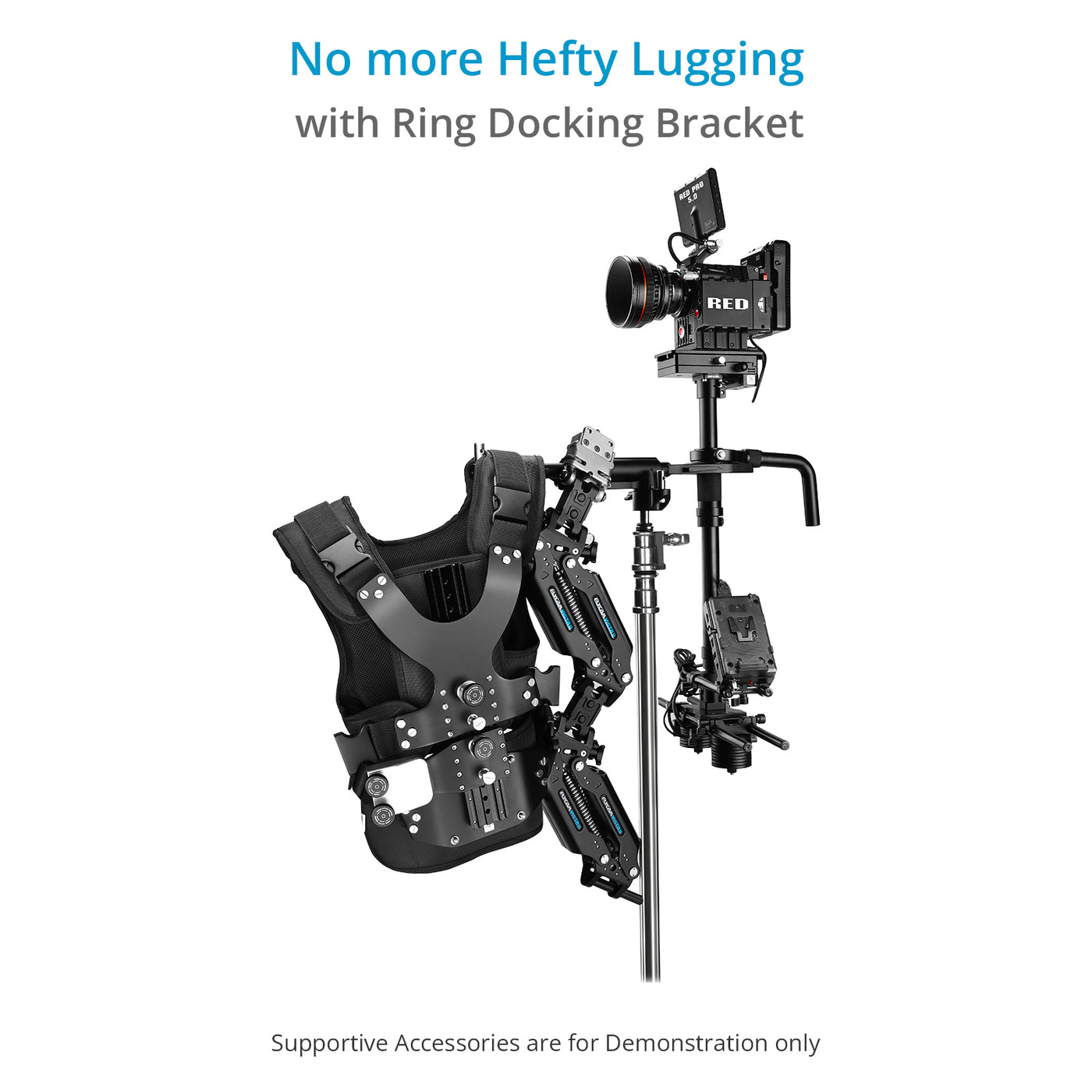 Proaim Ring Docking Bracket for Handheld Camera Stabilizers, Arm & Ves