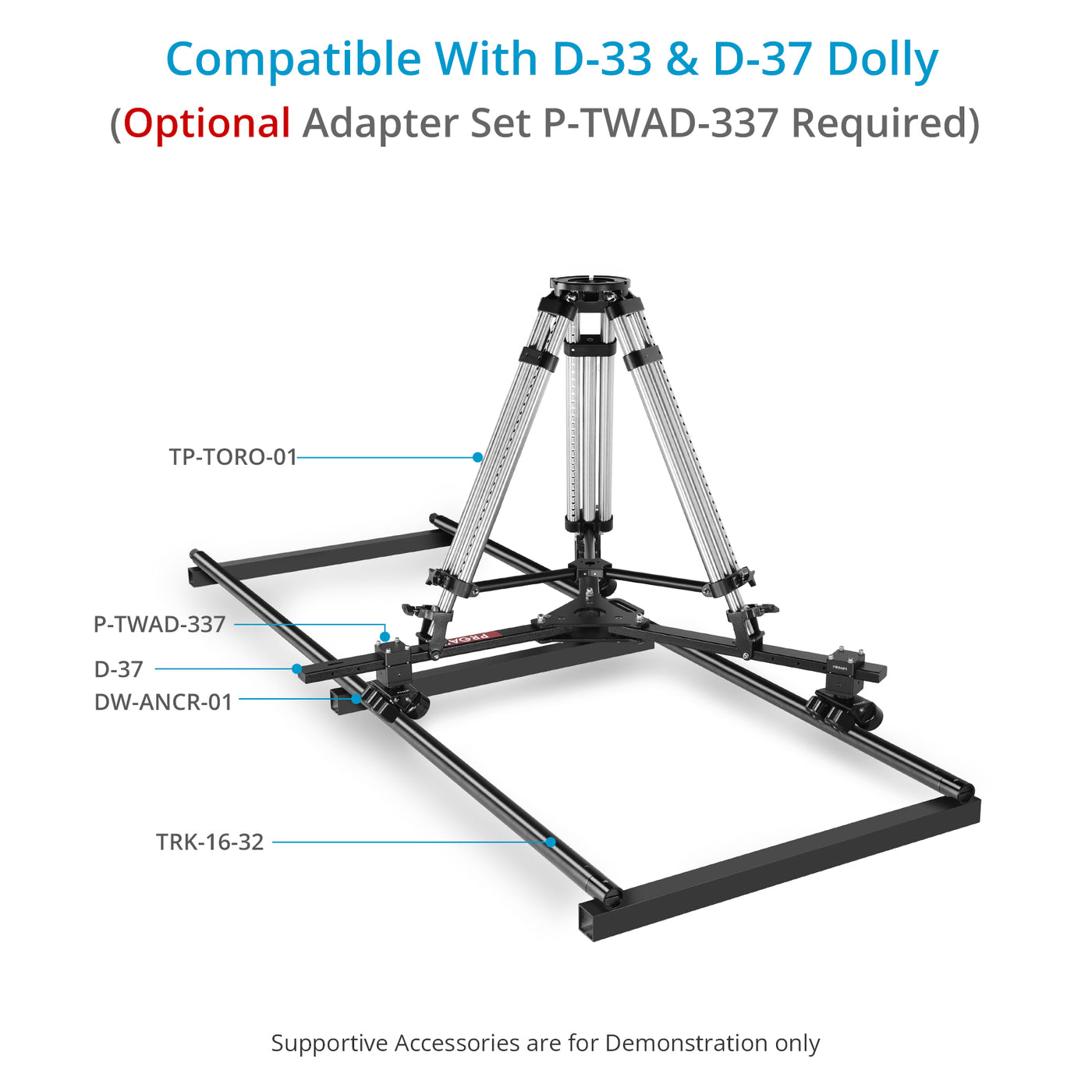 Proaim Track Wheel Set for Anchor Studio | Proaim USA