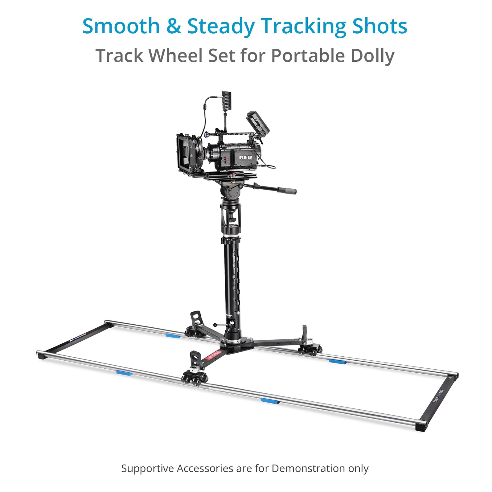 Proaim Track Wheel Set for Portable Heavy-Duty | Proaim USA
