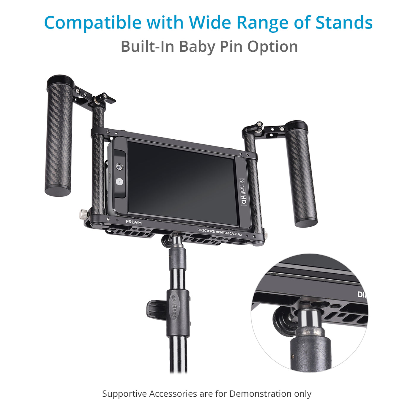 Proaim Universal 9” Camera Monitor Director | Proaim USA