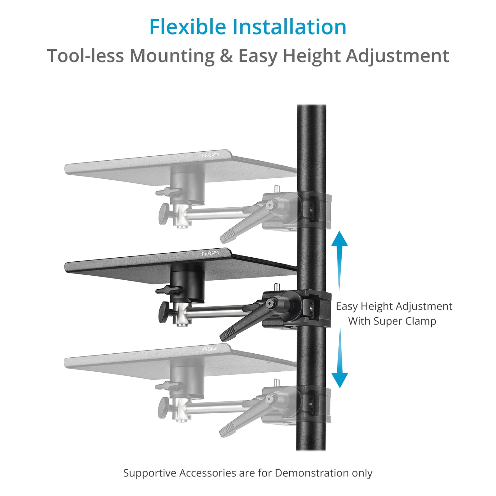 Proaim Utility Tray with Arm & Clamp | Proaim USA