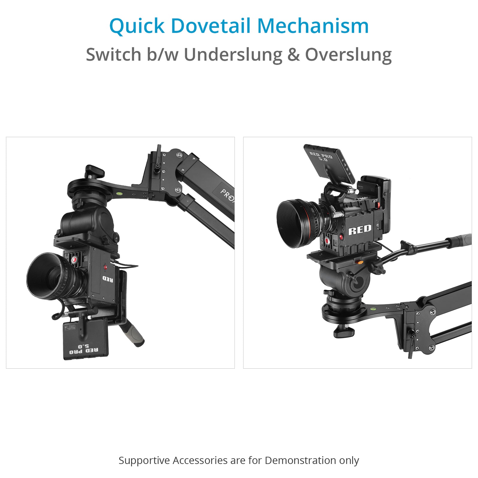 Proaim 7.2ft Wave Fold Video Camera Jib Crane | Proaim USA
