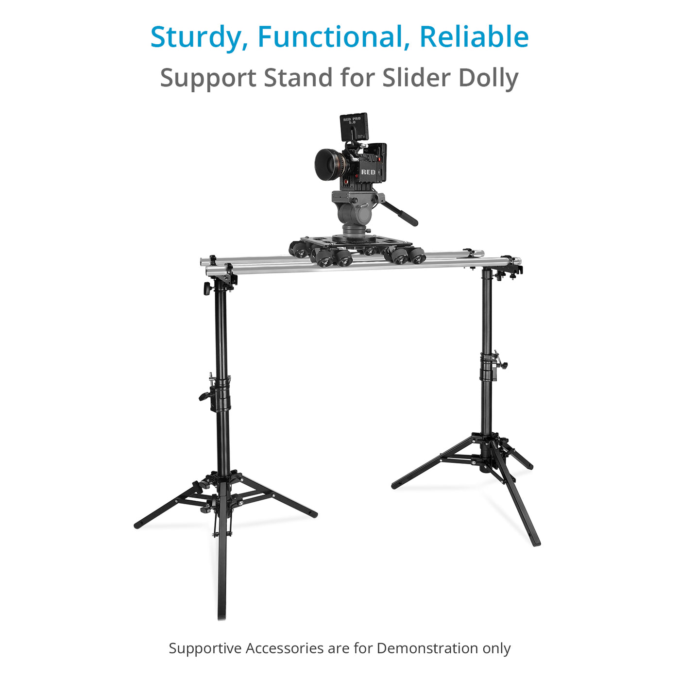 Proaim 44” Camera Slider Stand with Junior Pin (1-1/8" Receiver)