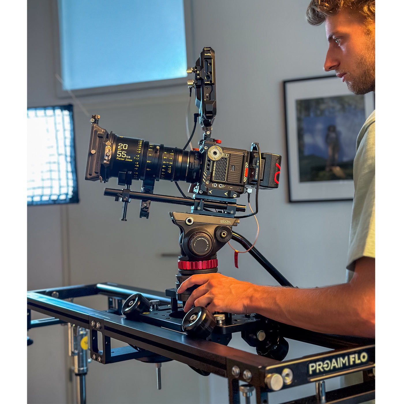 Proaim Flo Professional 4ft Video Camera Slider for Videomakers & Film