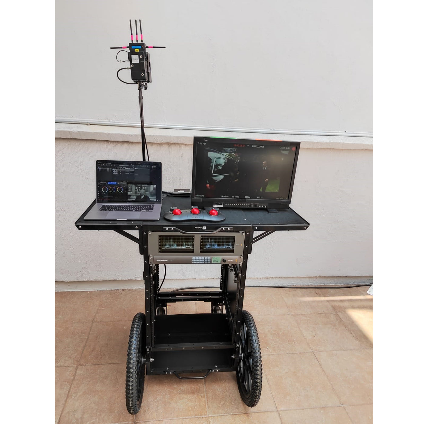 Proaim Robust Telescopic Mast w 5/8" Baby Pin for Soundchief Cart