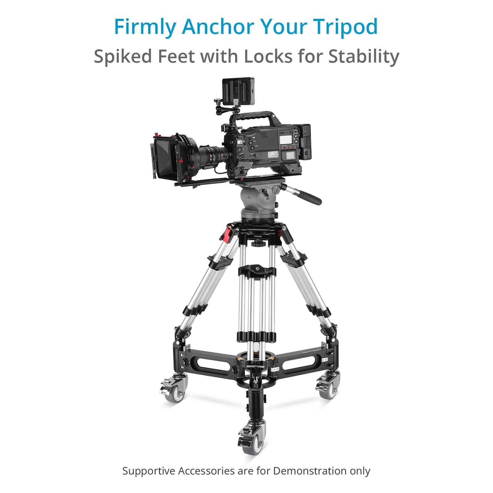 Proaim Marcus Camera Dolly with Mitchell & Euro/Elemac Base| For ...