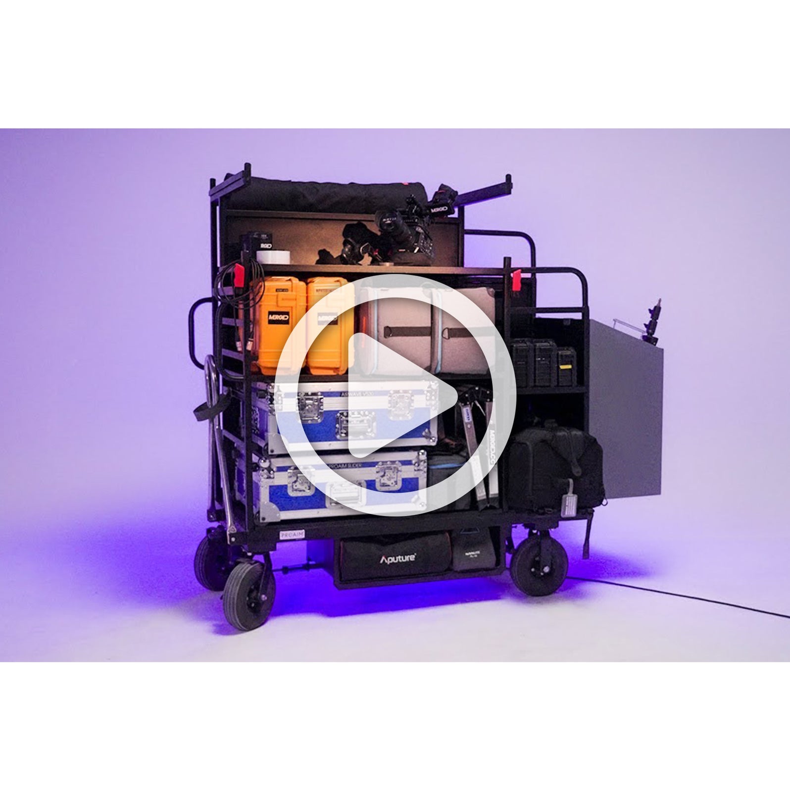 Proaim Vanguard Grip Equipment Production Cart for Film/Studio/Stage