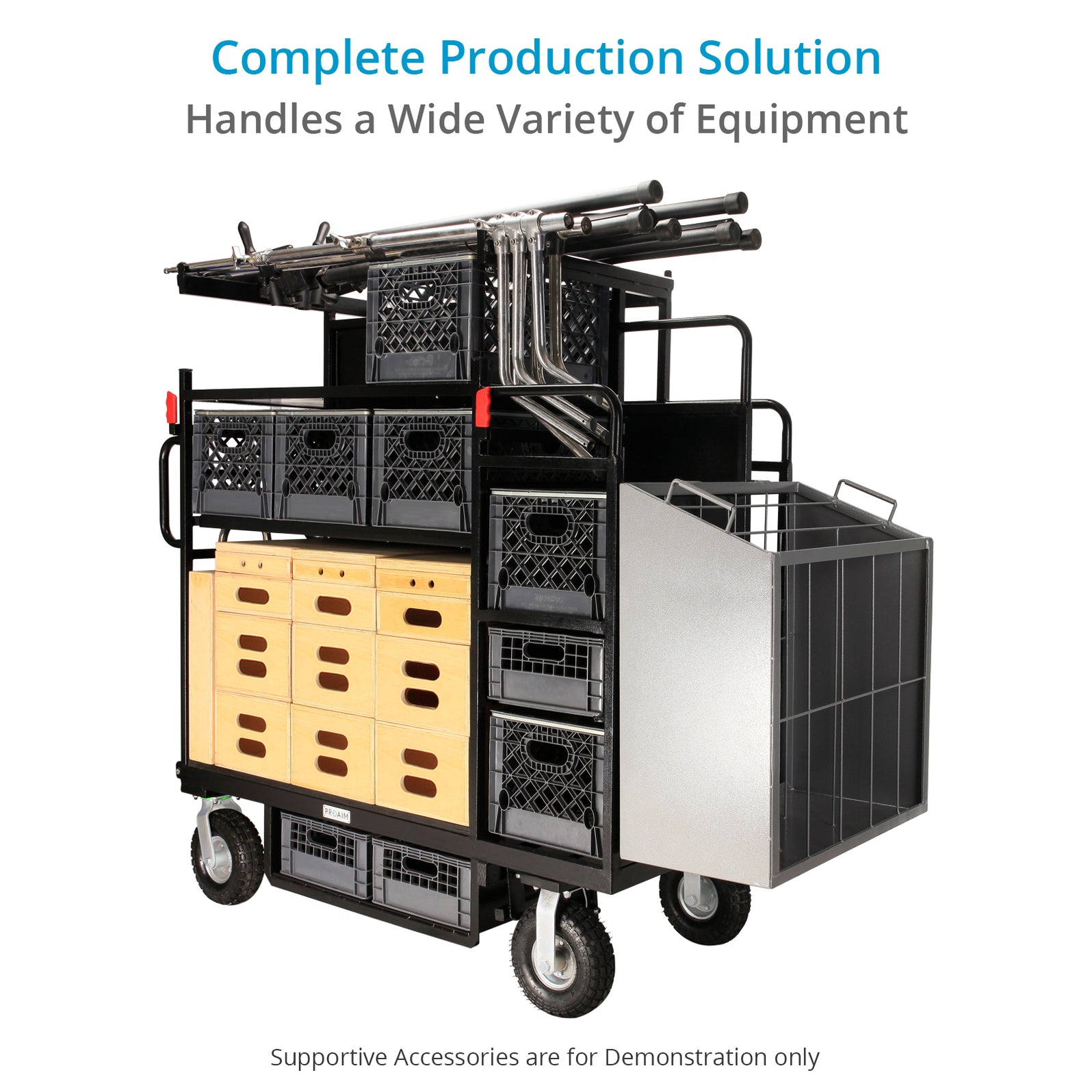 Proaim Vanguard Grip Equipment Production Cart | Proaim USA