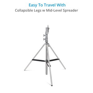 Proaim 11.3’ Ninja Double Riser Combo Stand for Lighting Fixtures & Gr