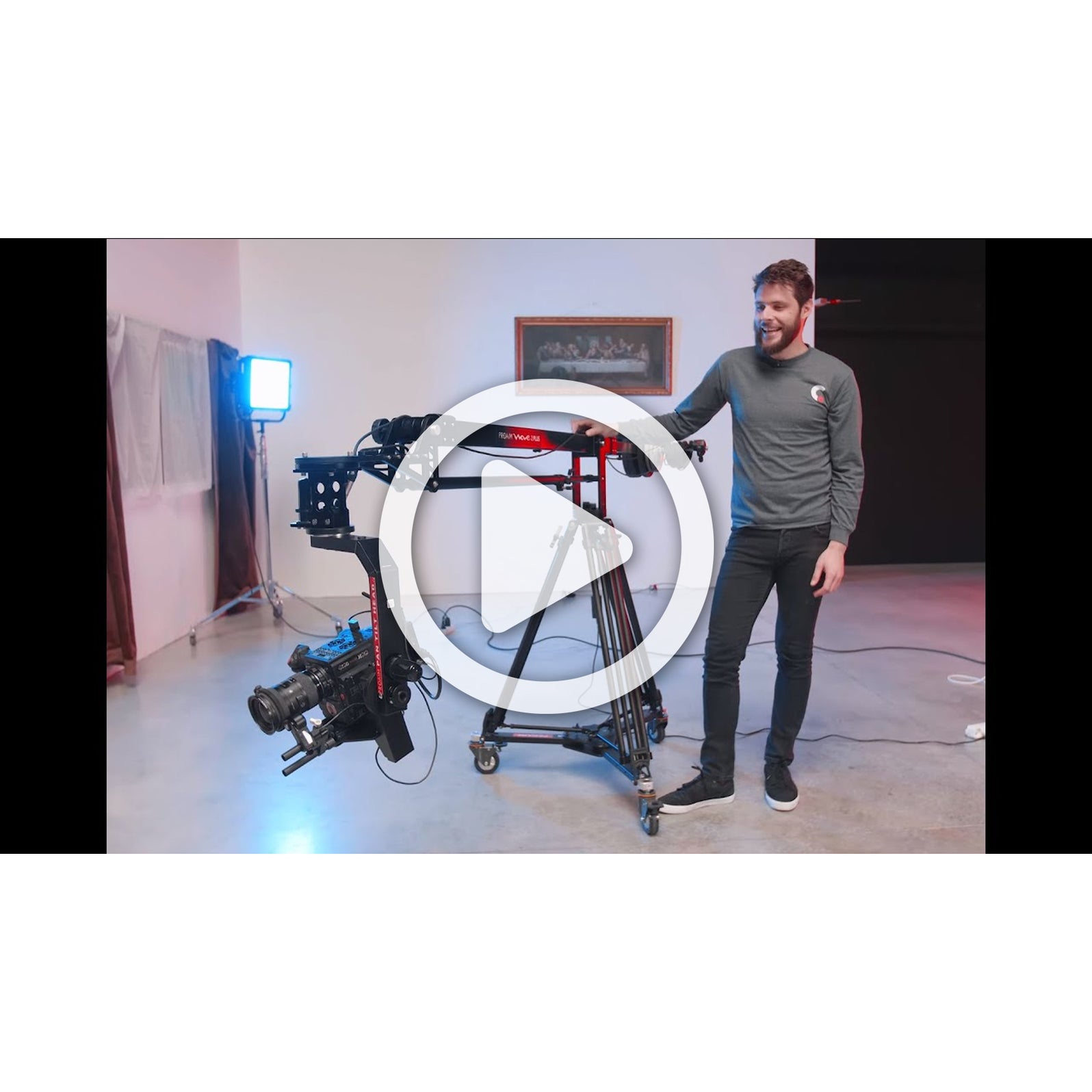 Proaim 10' Wave-2 Camera Jib Crane, Pan Tilt, Dolly Stand | Gimbal Com