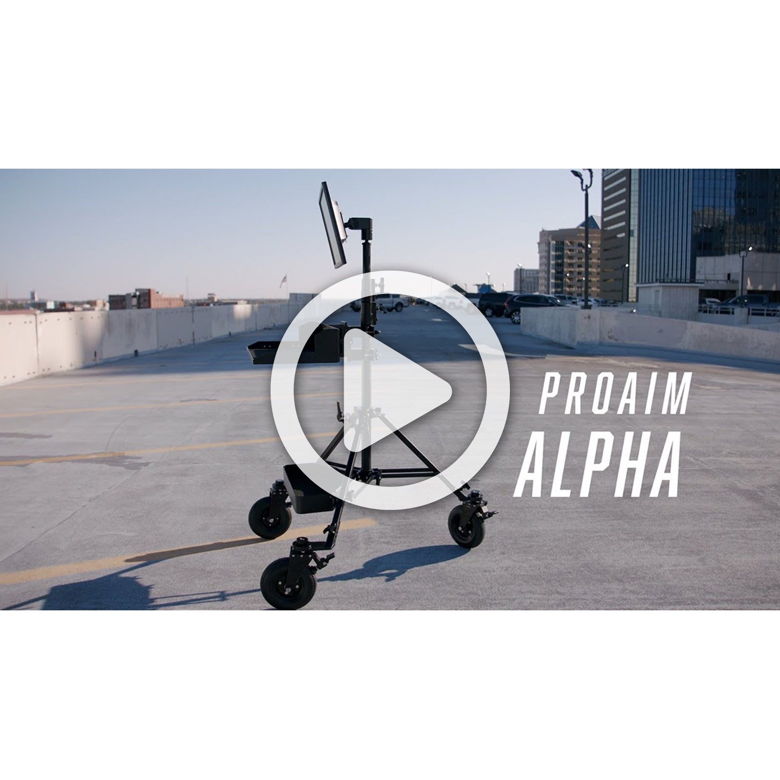 Proaim Alpha Mobile Workstation: Stand, Laptop & Accessory Tray, VESA