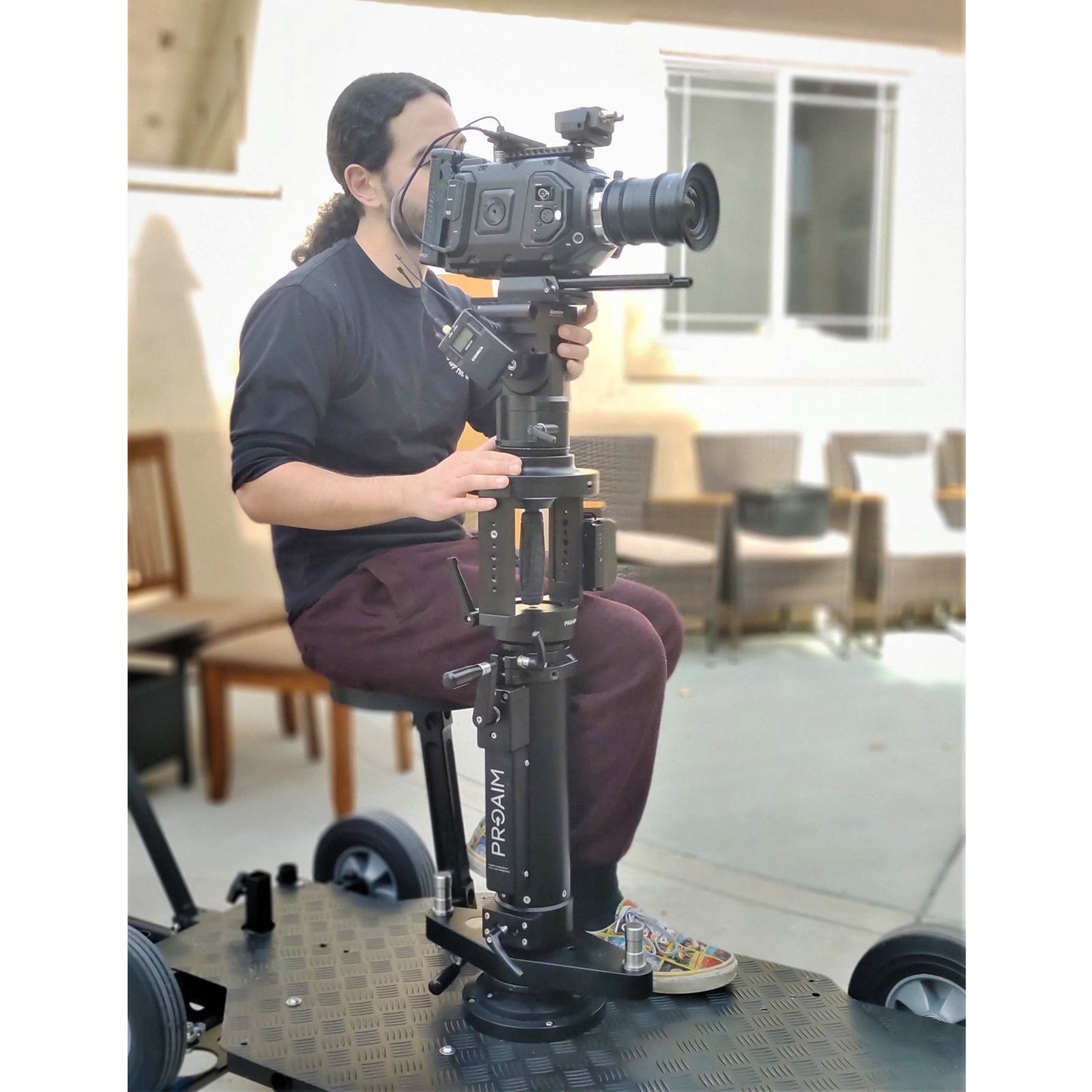 Proaim Cranked Telescopic Camera Bazooka Euro/Elemac Mount 16.8” to 24