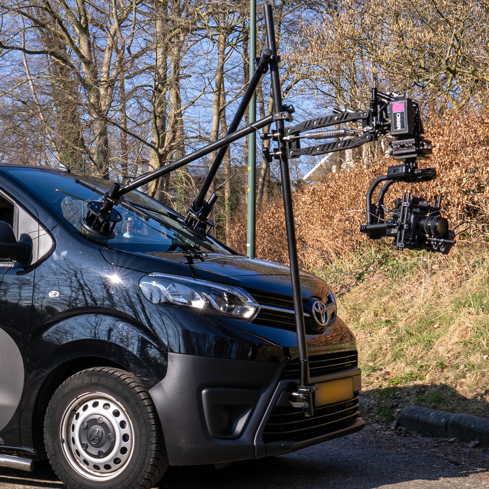 Proaim Action-King 8” Suction Mount Car Camera Rigging System | ø42mm.