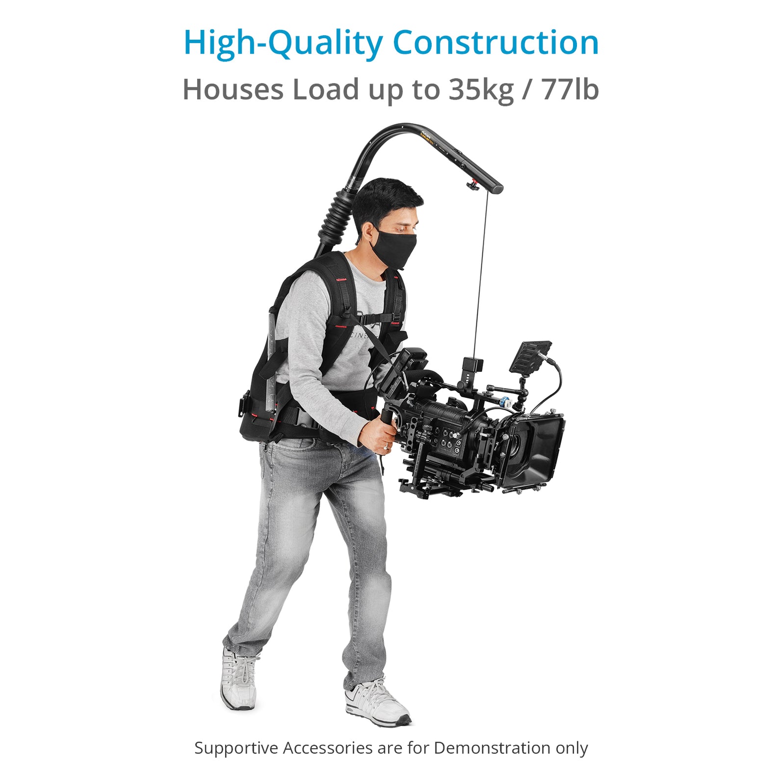 Flycam Equator 3-Axis Handheld Camera Stabilizer for 35kg / 77lb Camer