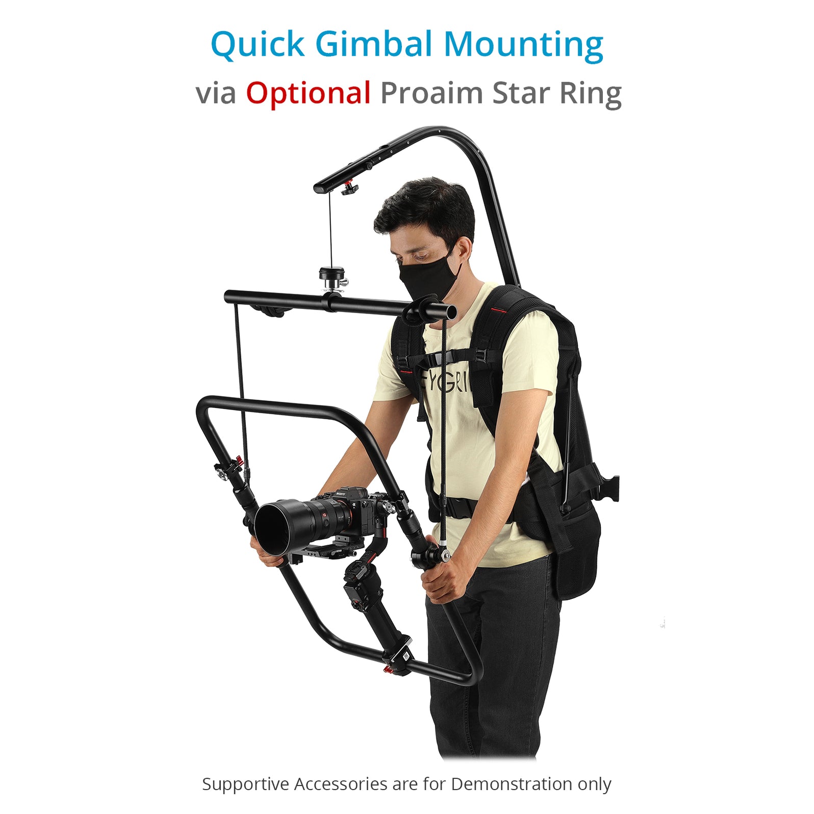 Flycam Flowline Camera Gimbal Tilt Control Kit for Flowline Rigs & Sta