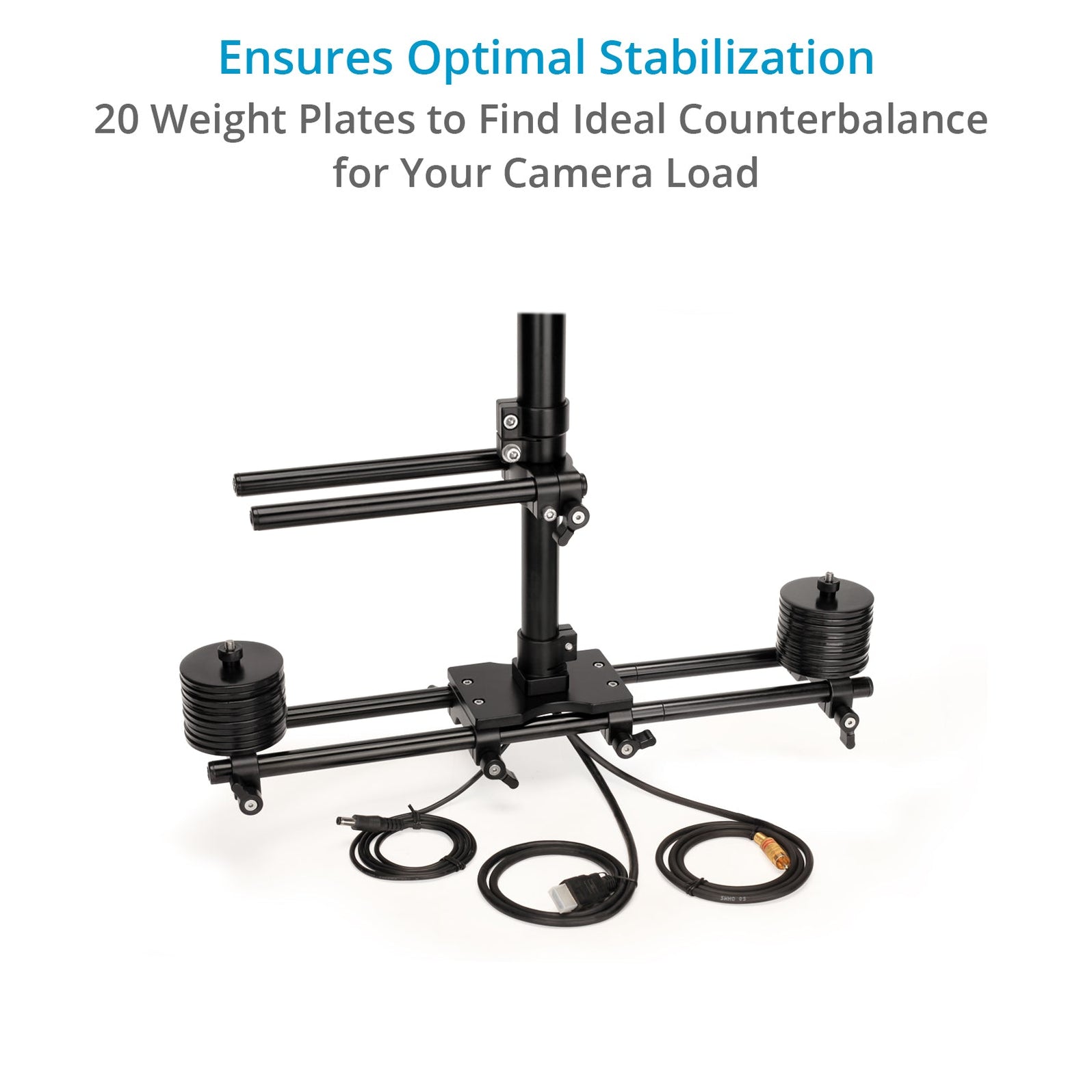 Flycam Zest Pro Electronic Video Camera Stabilizer with Vista-II Arm V