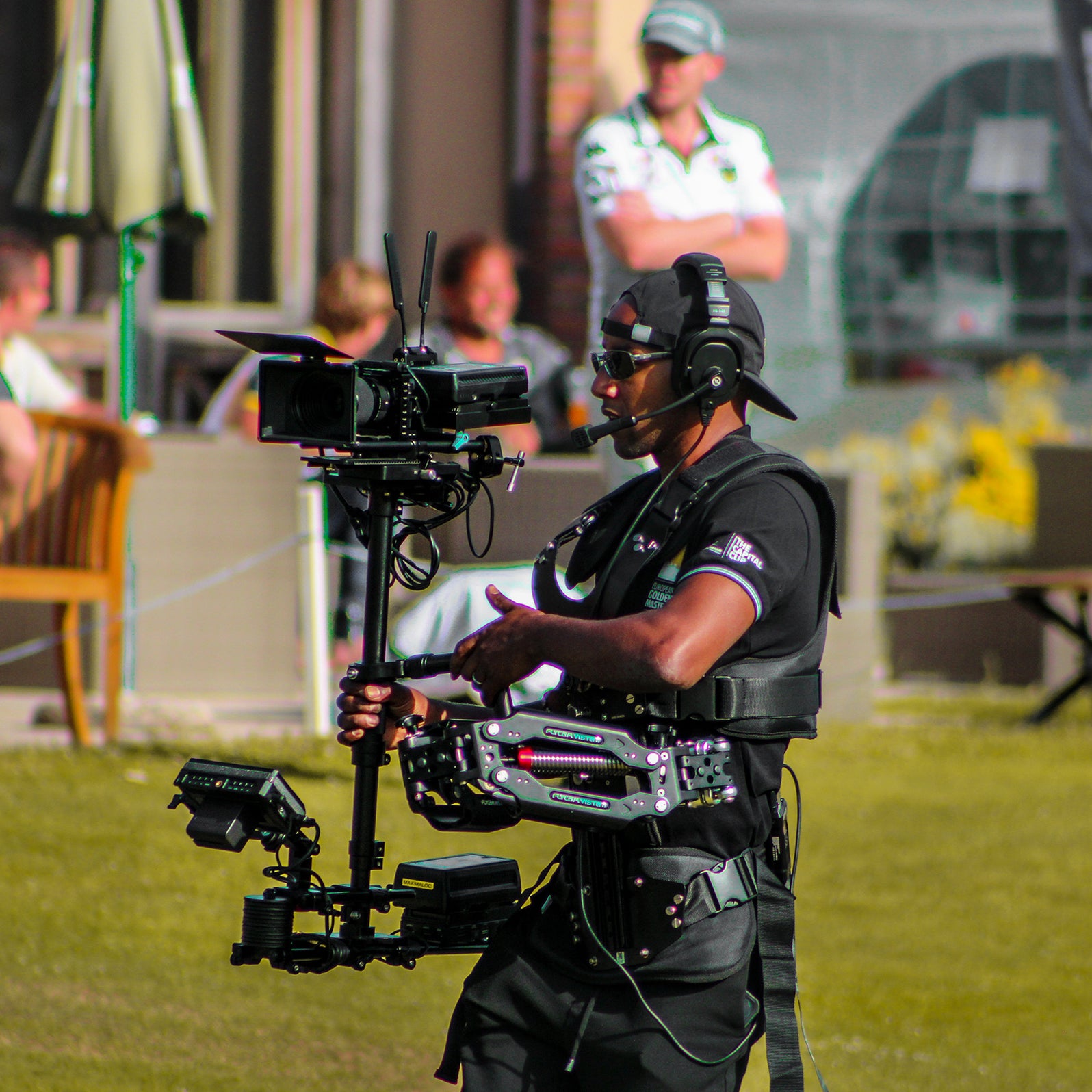 Flycam Zest Pro Electronic Video Camera Stabilizer with Vista-II Arm V