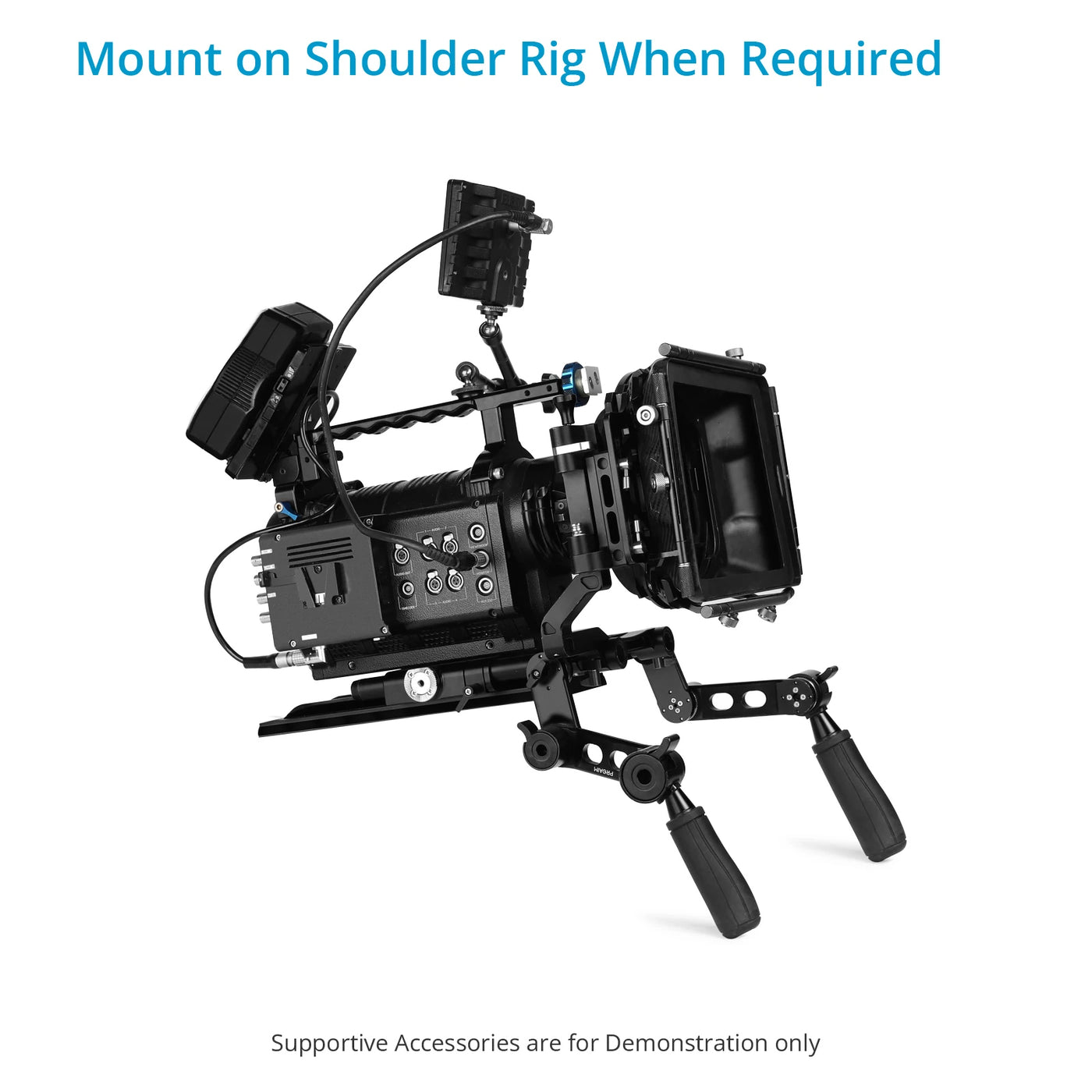 Proaim 19mm Studio Quick Release Bridgeplate for RED ARRI Heavy Camera