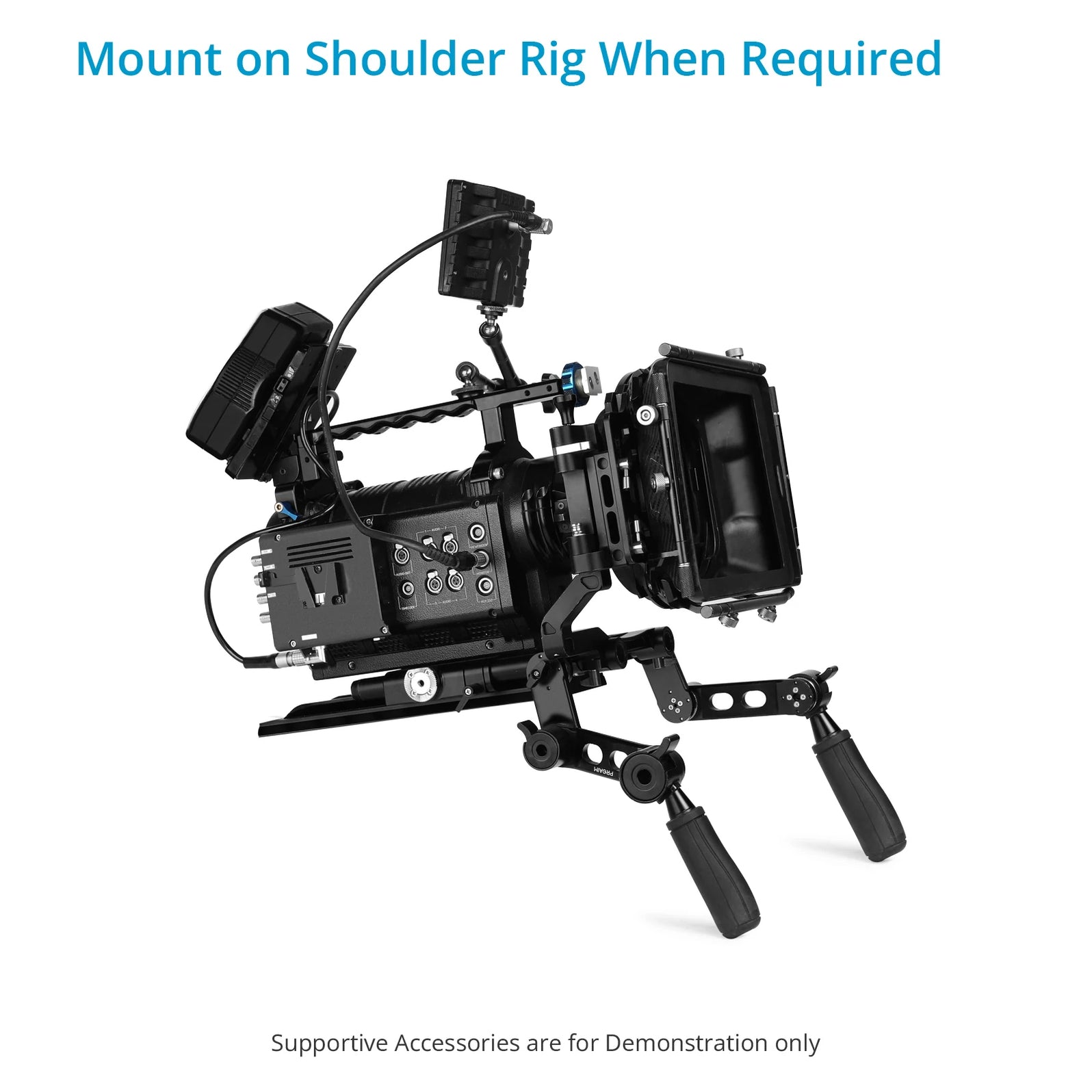 Proaim 19mm Studio Quick Release Bridgeplate for RED ARRI Heavy Camera