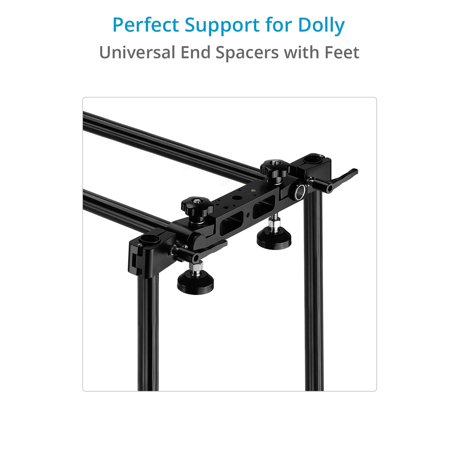 Proaim Breeza Pro Camera Dolly w Track | Mitchell, 75mm, 100mm Bowl Mo