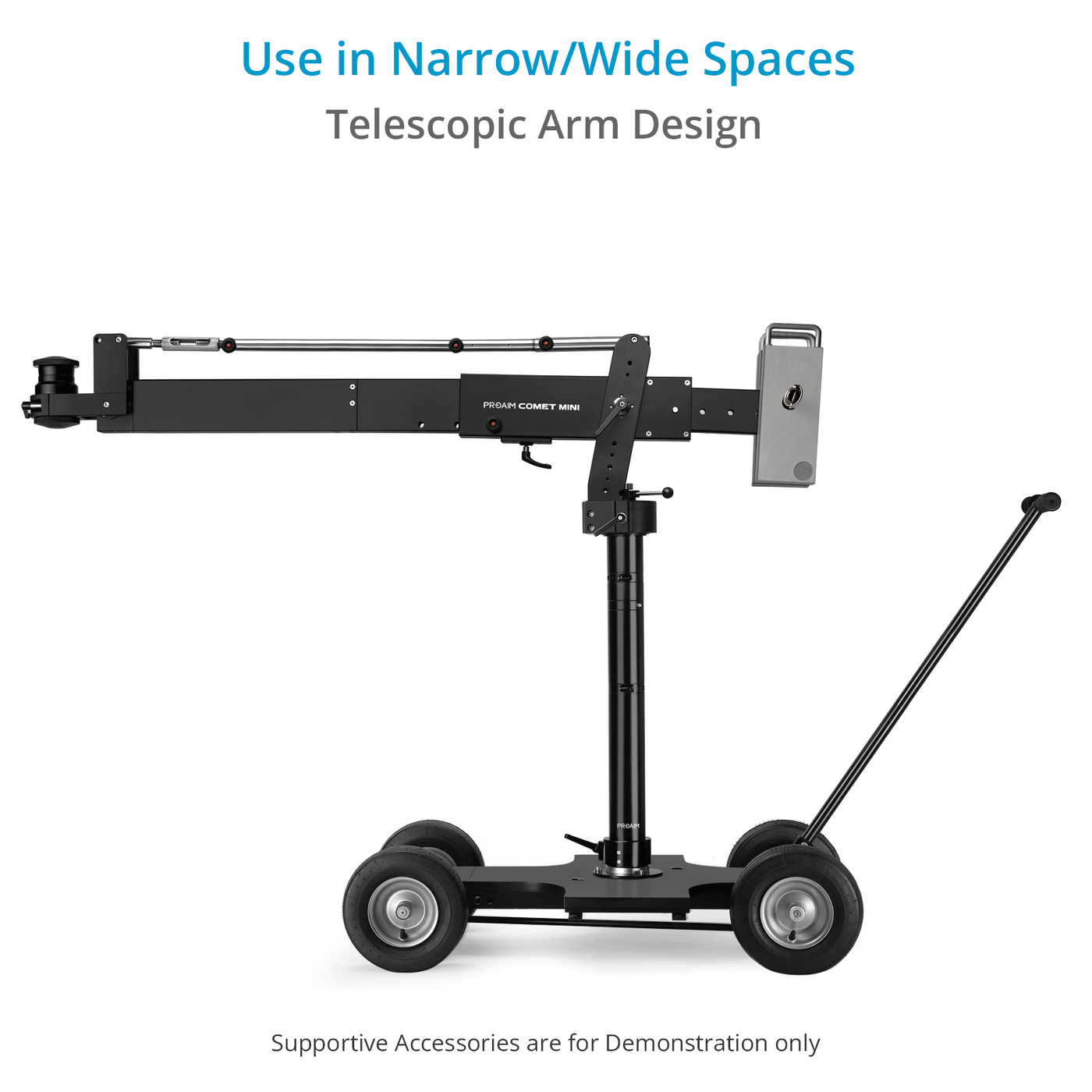 Proaim Comet Mini 4.5ft Euro/Elemac Camera Jib/Crane | 50kg / 110lb Pa