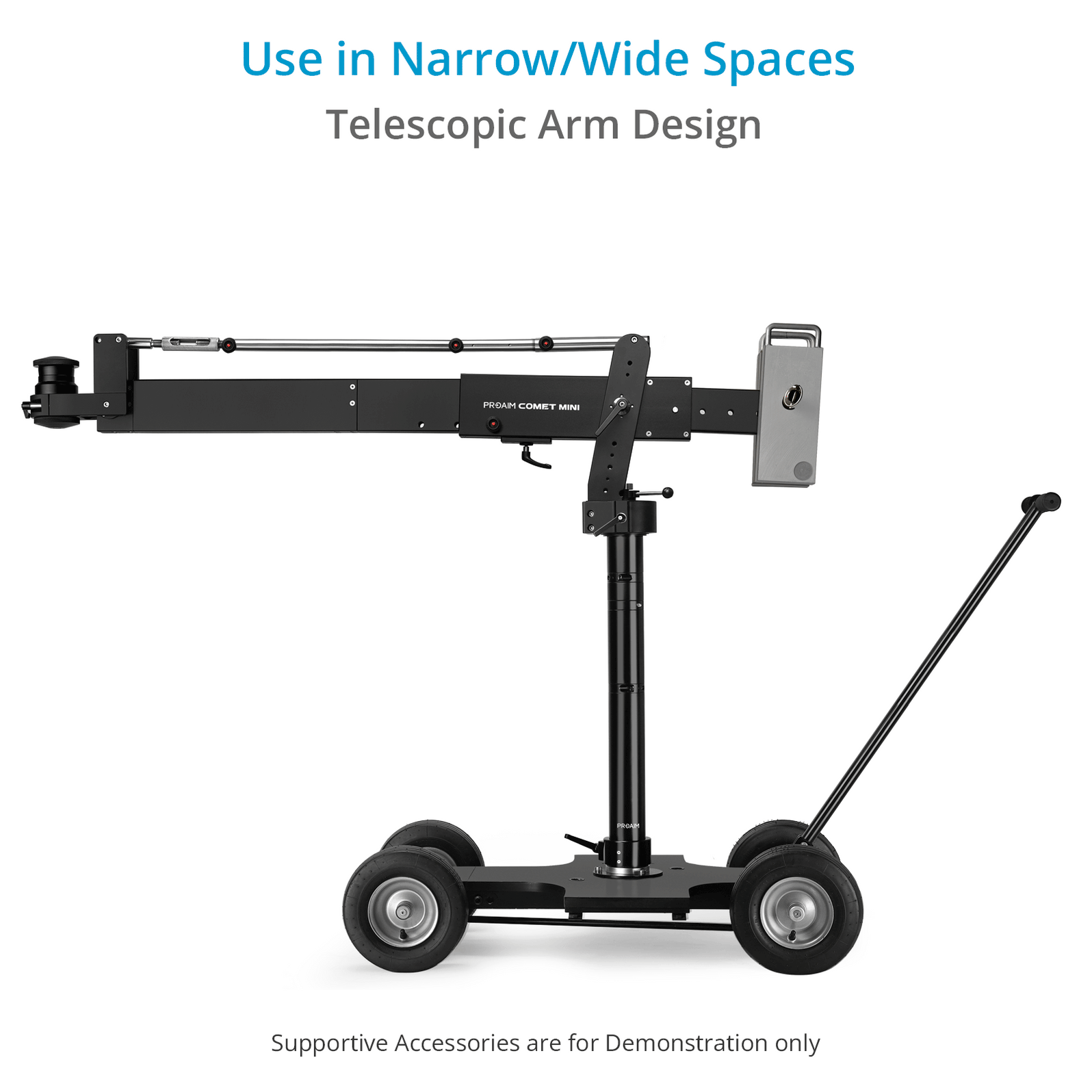 Proaim Comet Mini 4.5ft Euro/Elemac Camera Jib/Crane | 50kg / 110lb Pa