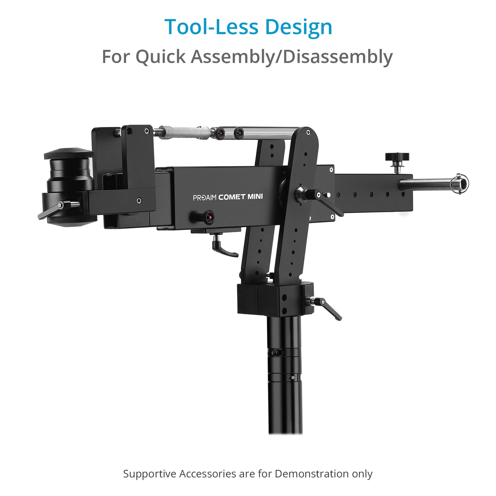 Proaim Comet Mini 4.5ft Euro/Elemac Camera Jib/Crane | 50kg / 110lb Pa