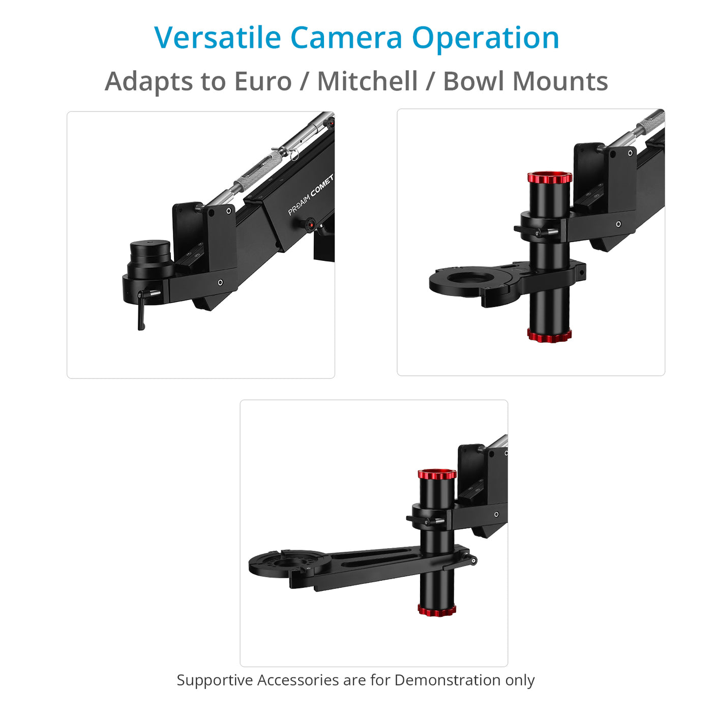 Proaim Comet Mini 4.5ft Euro/Elemac Camera | Proaim USA