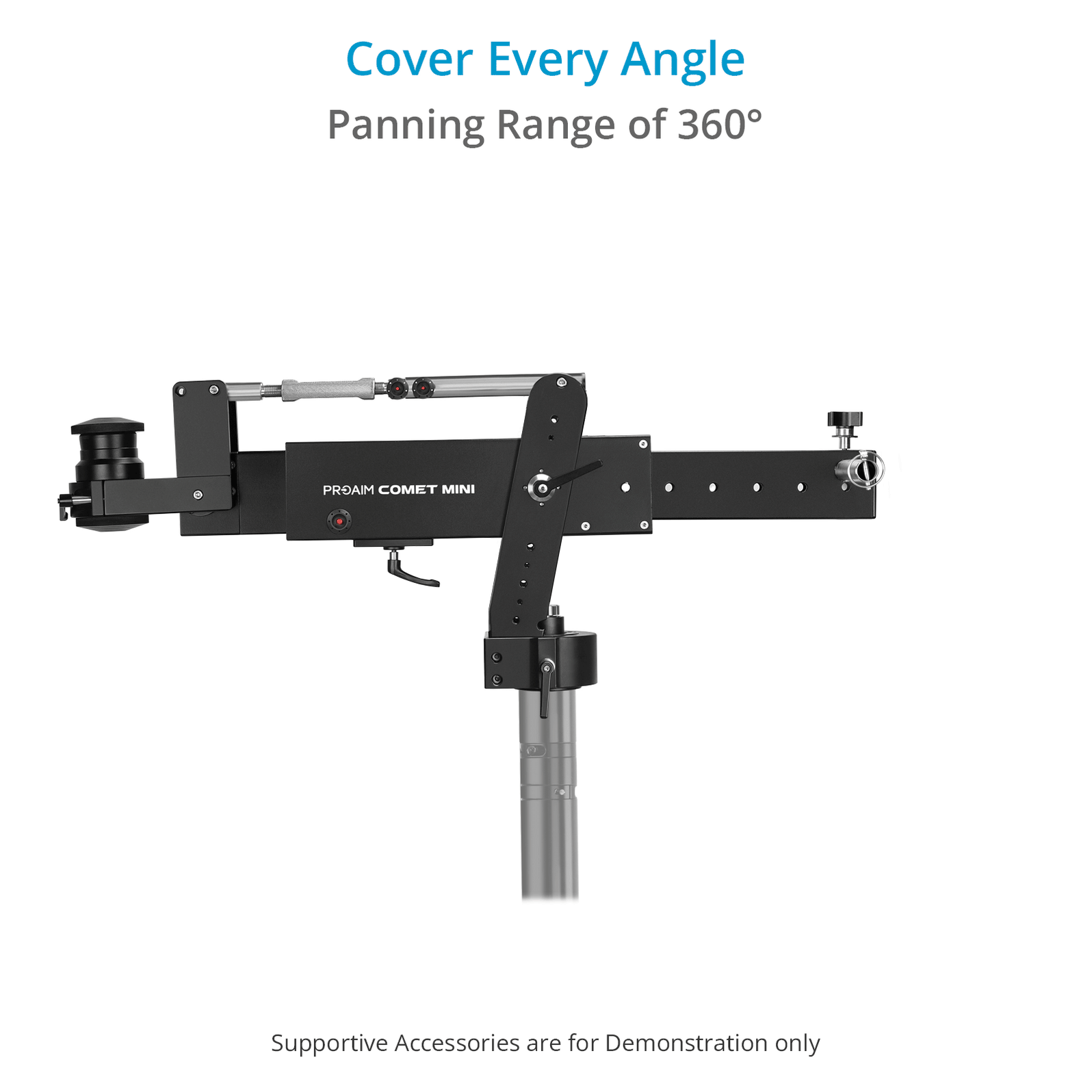 Proaim Comet Mini 4.5ft Euro/Elemac Camera Jib/Crane | 50kg / 110lb Pa