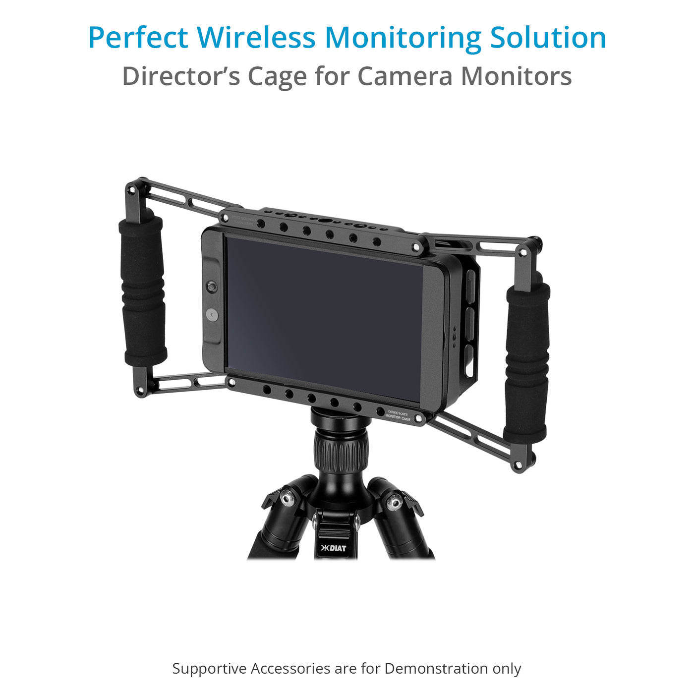 Proaim Director's Cage for 4”-7” LCD Camera Monitors | With V-Mount Pl