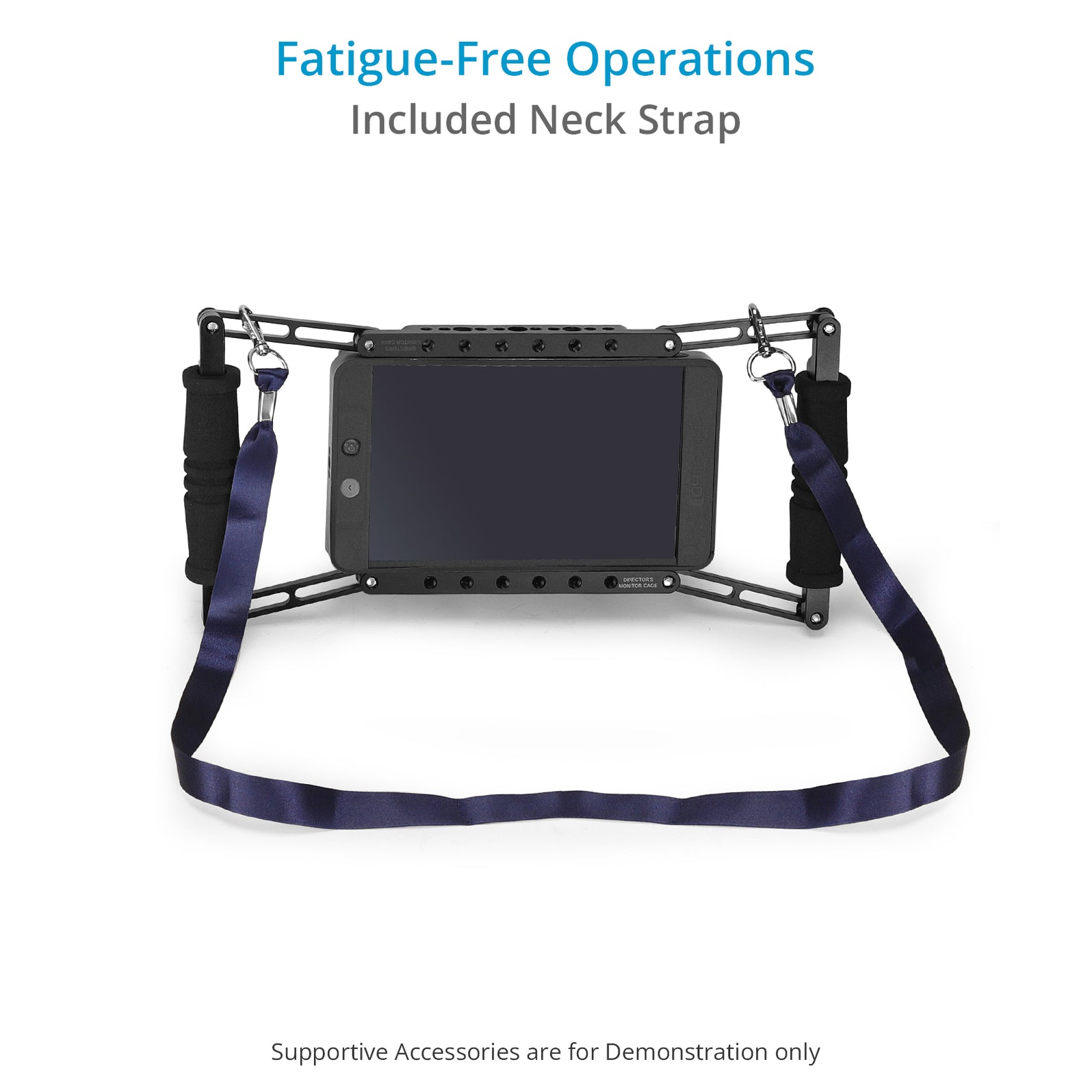 Proaim Director's Cage for 4”-7” LCD Camera Monitors | With V-Mount Pl