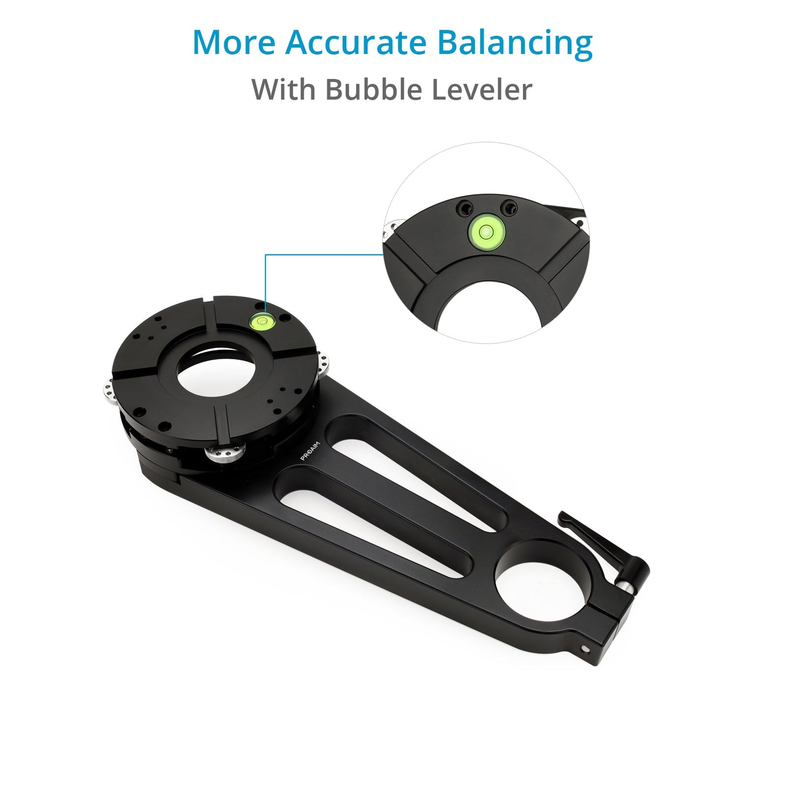 Proaim Euro/Elemac to Mitchell 4-Way Camera Leveler Offset Bracket