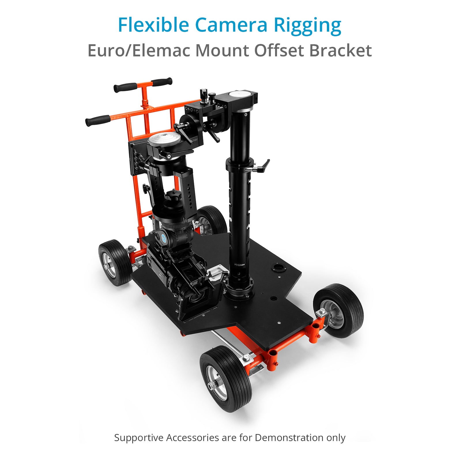 Proaim Flexi Euro/Elemac 360° Rig | 3-Axis Offset Bracket for Video Ca