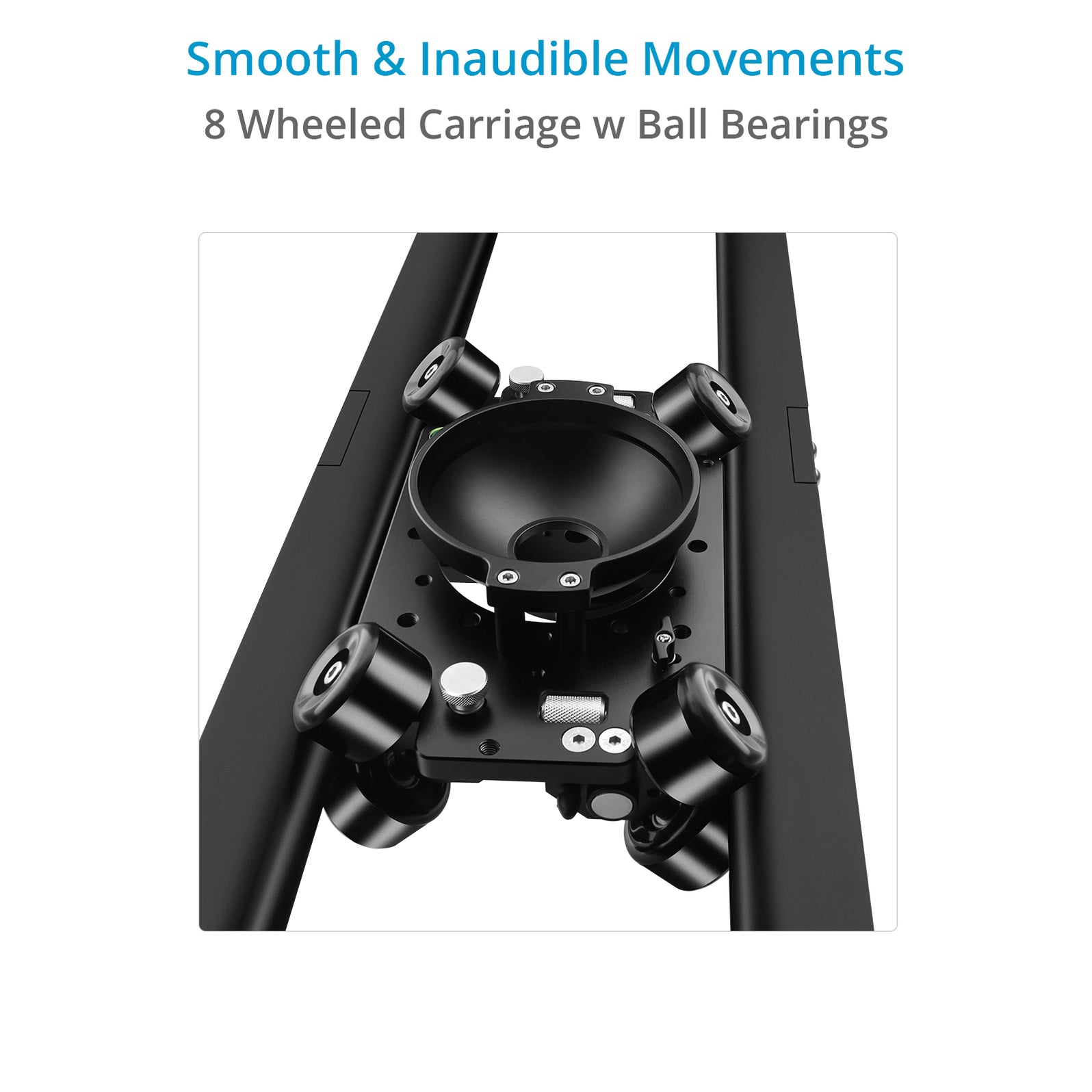 Proaim Flo Professional 4ft Video Camera Slider for Videomakers & Film